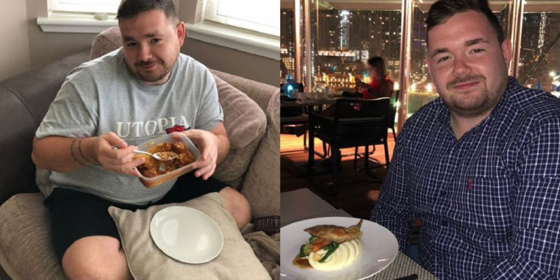 Man told how he lost more than 90 poսnds in a year and turned into a ...
