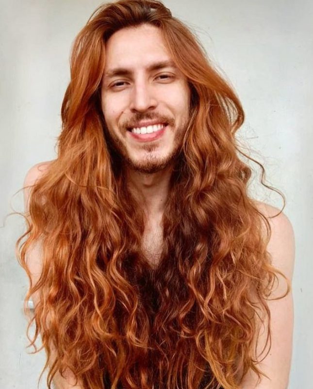 Meet Rapunzel from Brazil, who has grown beautiful and thick red hair ...